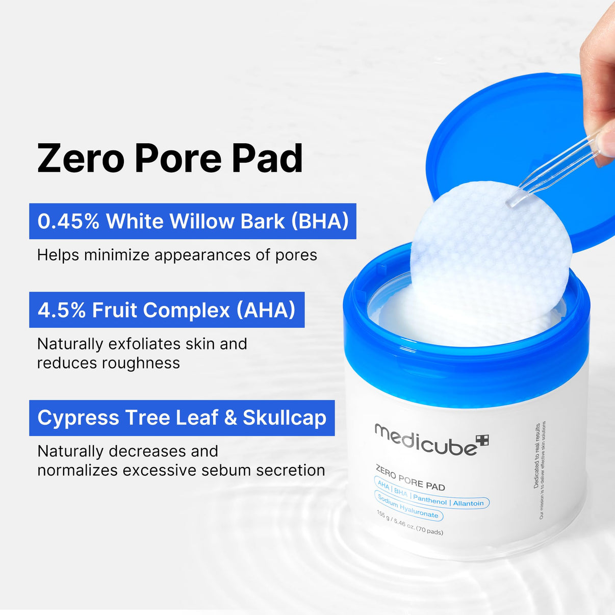 Medicube zero pore pad 2.0 155g (70 pads) – S-Beauty